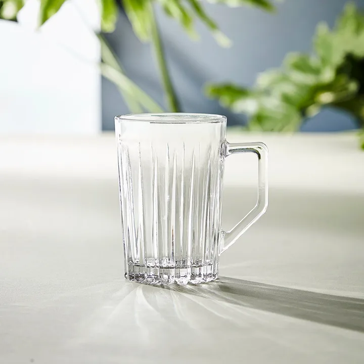 Relief glass with handle 4-pack from Aida - NordicNest.com