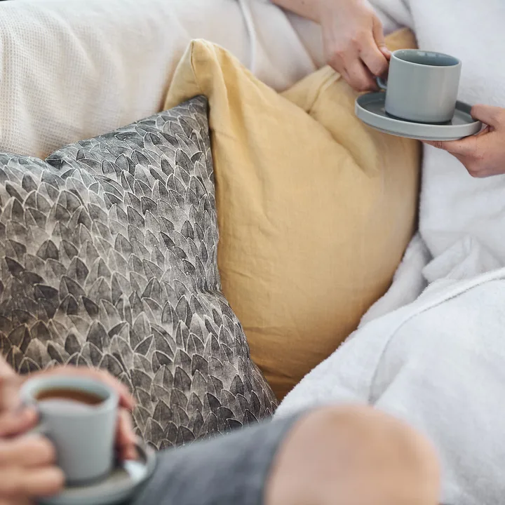 Pilar coffee mug with saucer 2-pack from Blomus - NordicNest.com