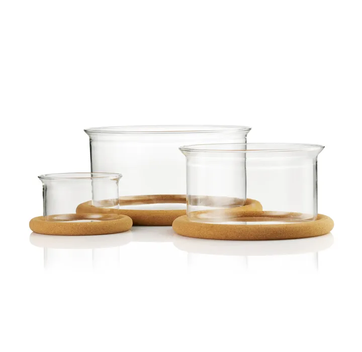 Hot Pot bowl set with cork lid 3-pack from Bodum - NordicNest.com