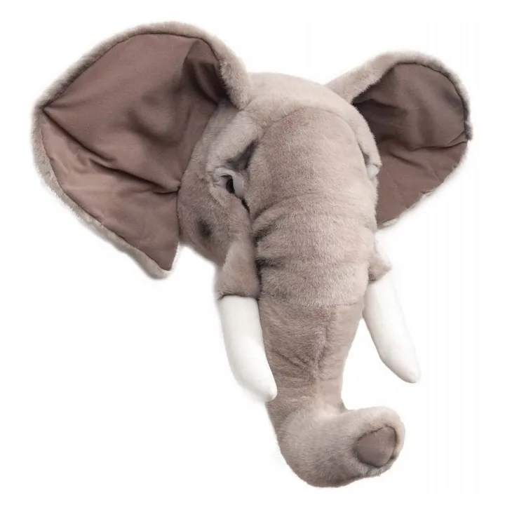 Stuffed elephant head for wall from Brigbys - NordicNest.com