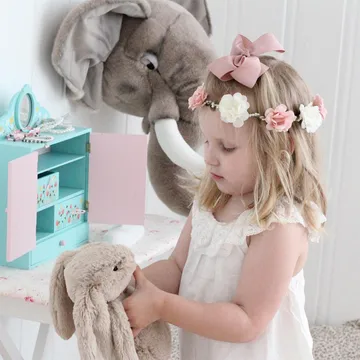 Stuffed elephant head for wall from Brigbys - NordicNest.com