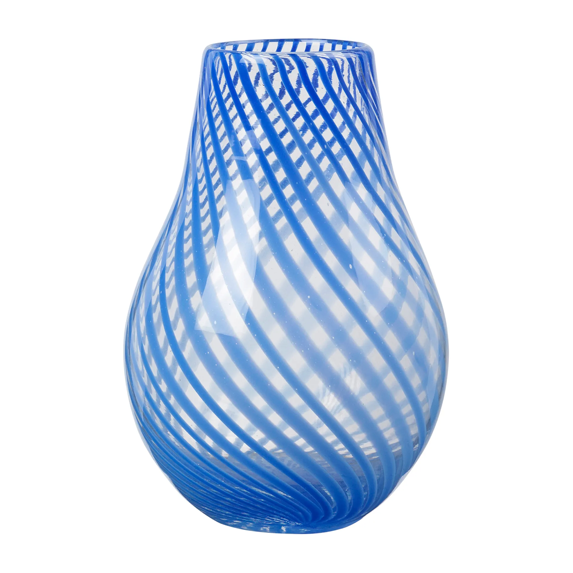 Ada Cross Stripe vase 22.5 cm from Broste Copenhagen - NordicNest.com