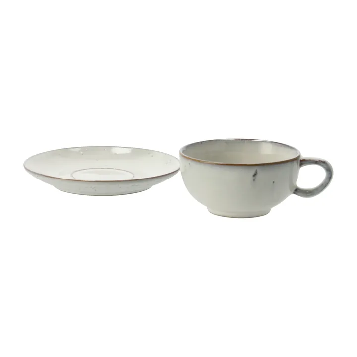 Nordic Sand tea cup and saucer from Broste Copenhagen - NordicNest.com