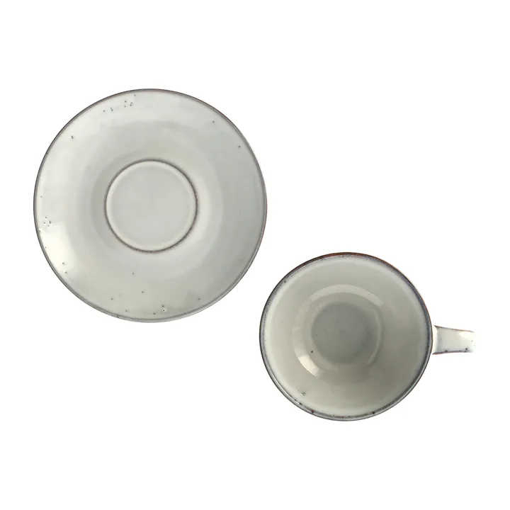 Nordic Sand tea cup and saucer from Broste Copenhagen - NordicNest.com