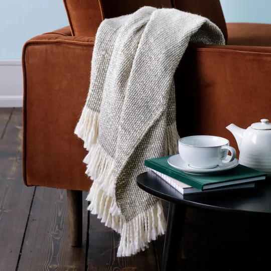 Nordic Sand tea cup and saucer from Broste Copenhagen - NordicNest.com
