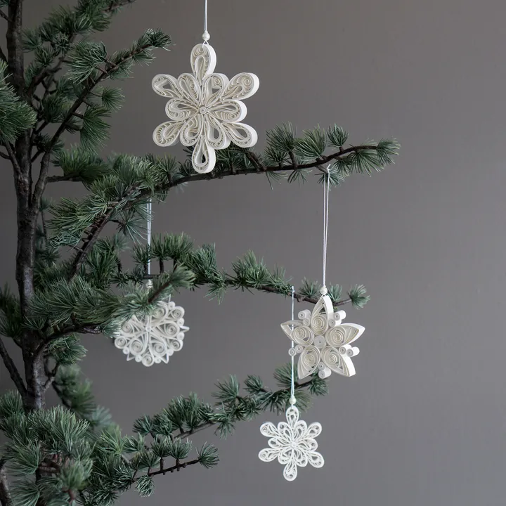 Light Flake snowflake white from DBKD - NordicNest.com