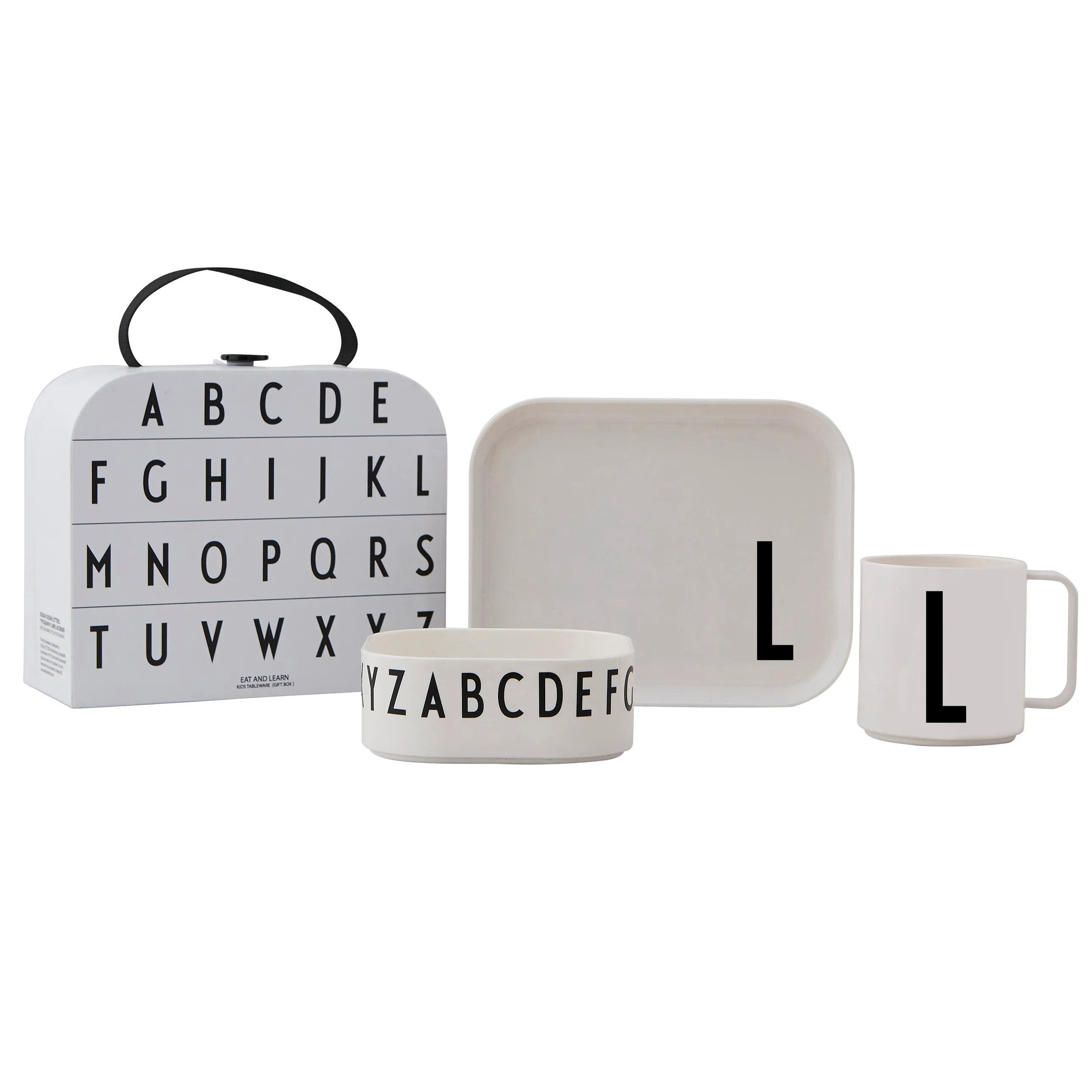 Design Letters children's dinnerware set from Design Letters ...