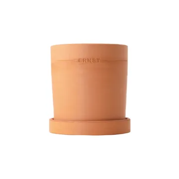Ernst flower pot with saucer terracotta from ERNST - NordicNest.com