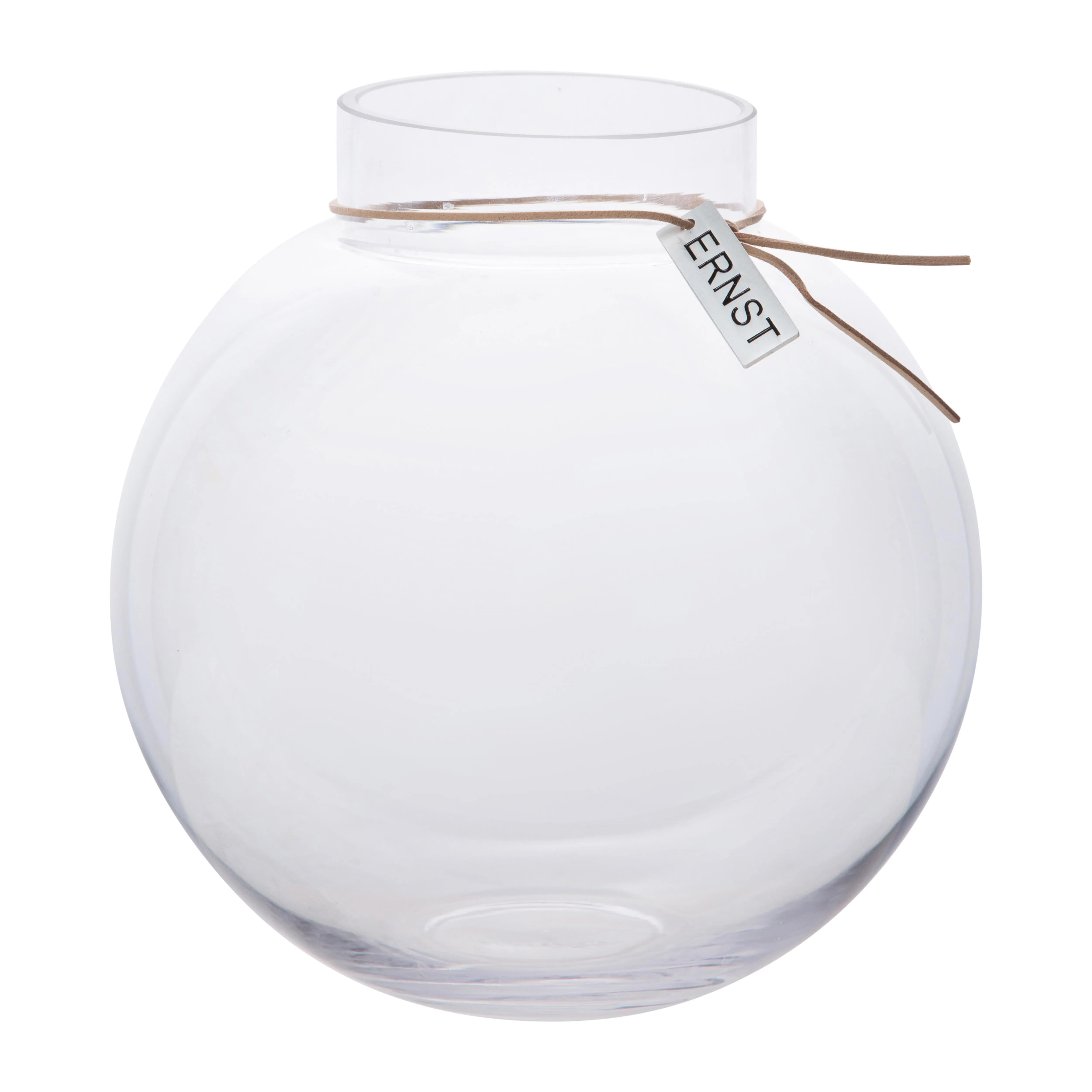 Ernst glass vase H22cm Ø21cm from ERNST - NordicNest.com