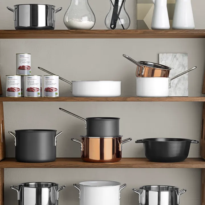 Eva Trio White Line sauce pan from Eva Solo - NordicNest.com