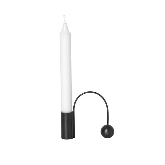 Balance black candle sticks from Ferm Living - NordicNest.com