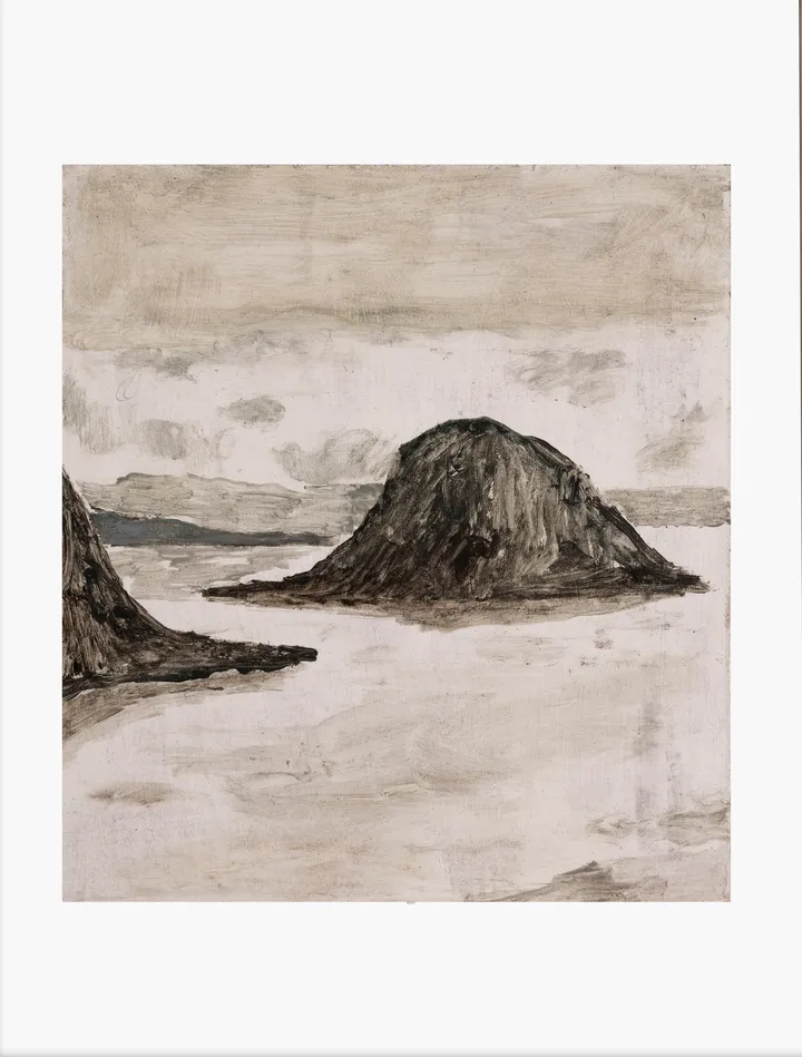 In front of M poster from Fine Little Day - NordicNest.com