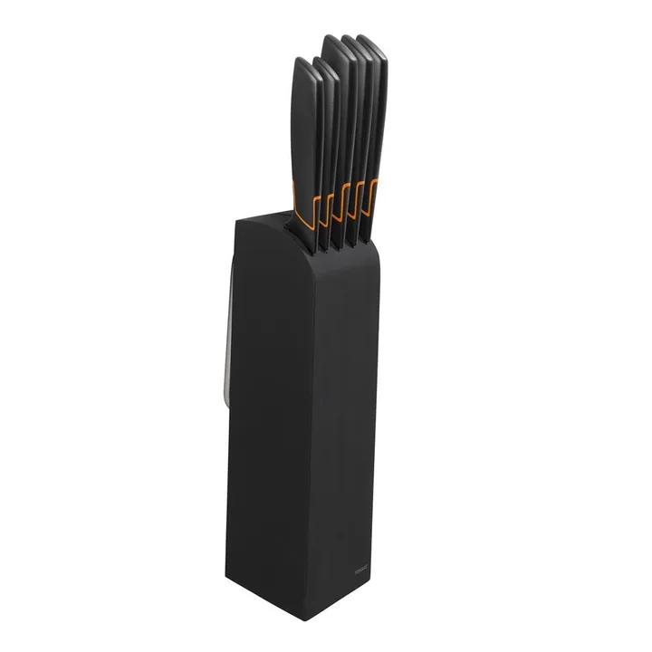 Edge knife block with 5 knives from Fiskars - NordicNest.com