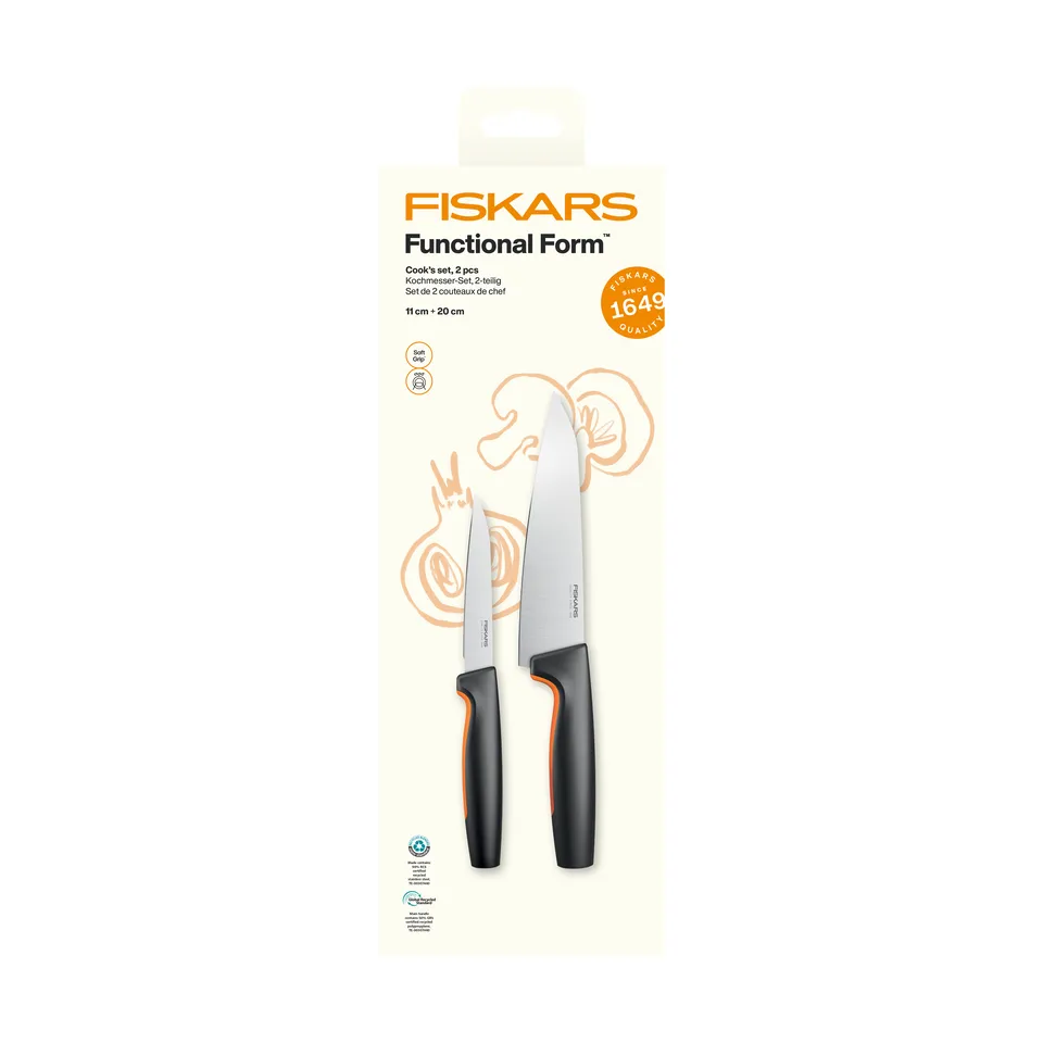 Functional Form chef’s knife set from Fiskars - NordicNest.com