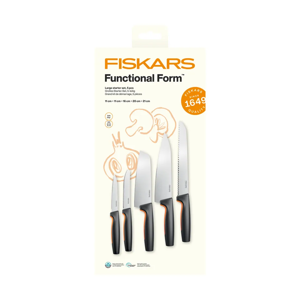 Functional Form knife set from Fiskars - NordicNest.com