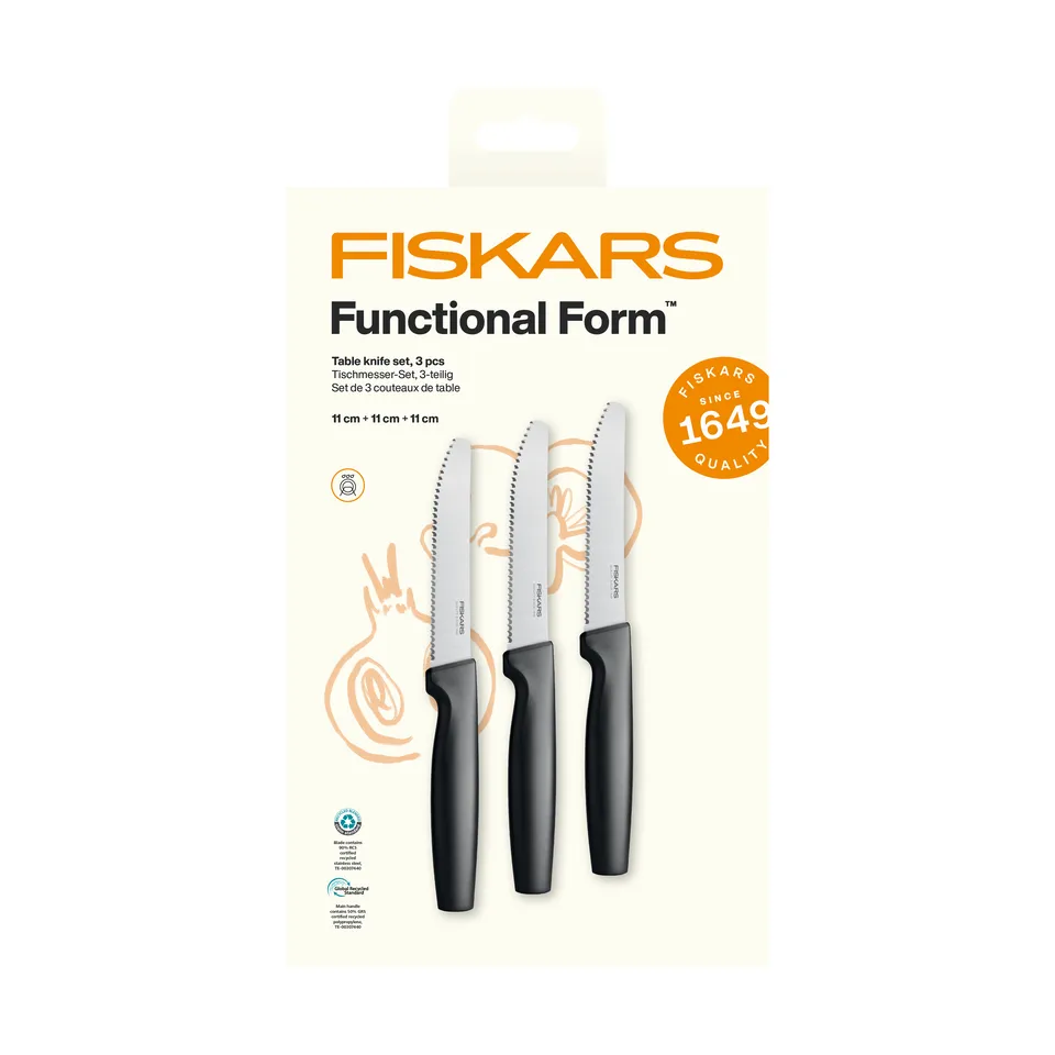 Functional Form table knives from Fiskars - NordicNest.com