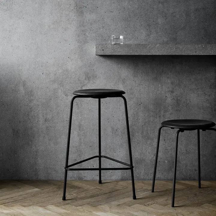 High Dot stool leather from Fritz Hansen - NordicNest.com