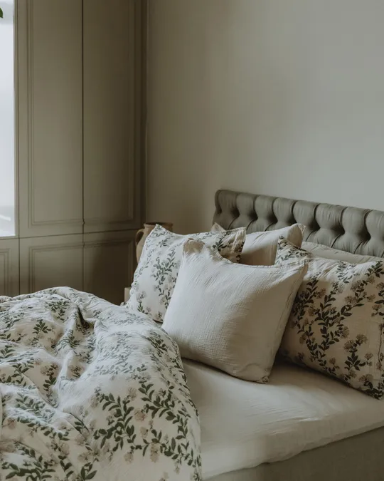 Honeysuckle Muslin duvet cover double from Garbo&Friends - NordicNest.com