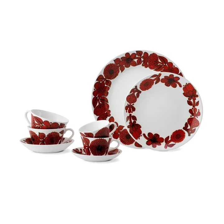 Röd Aster plate from Gustavsbergs Porslinsfabrik - NordicNest.com