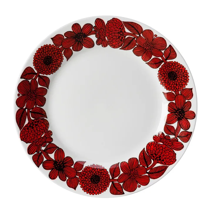 Röd Aster plate from Gustavsbergs Porslinsfabrik - NordicNest.com