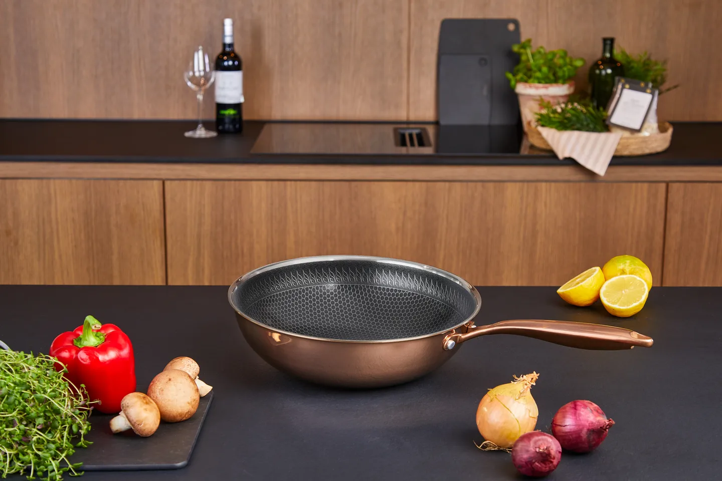 Hâws Santo wok pan hybrid coating Ø28 cm from Hâws - NordicNest.com