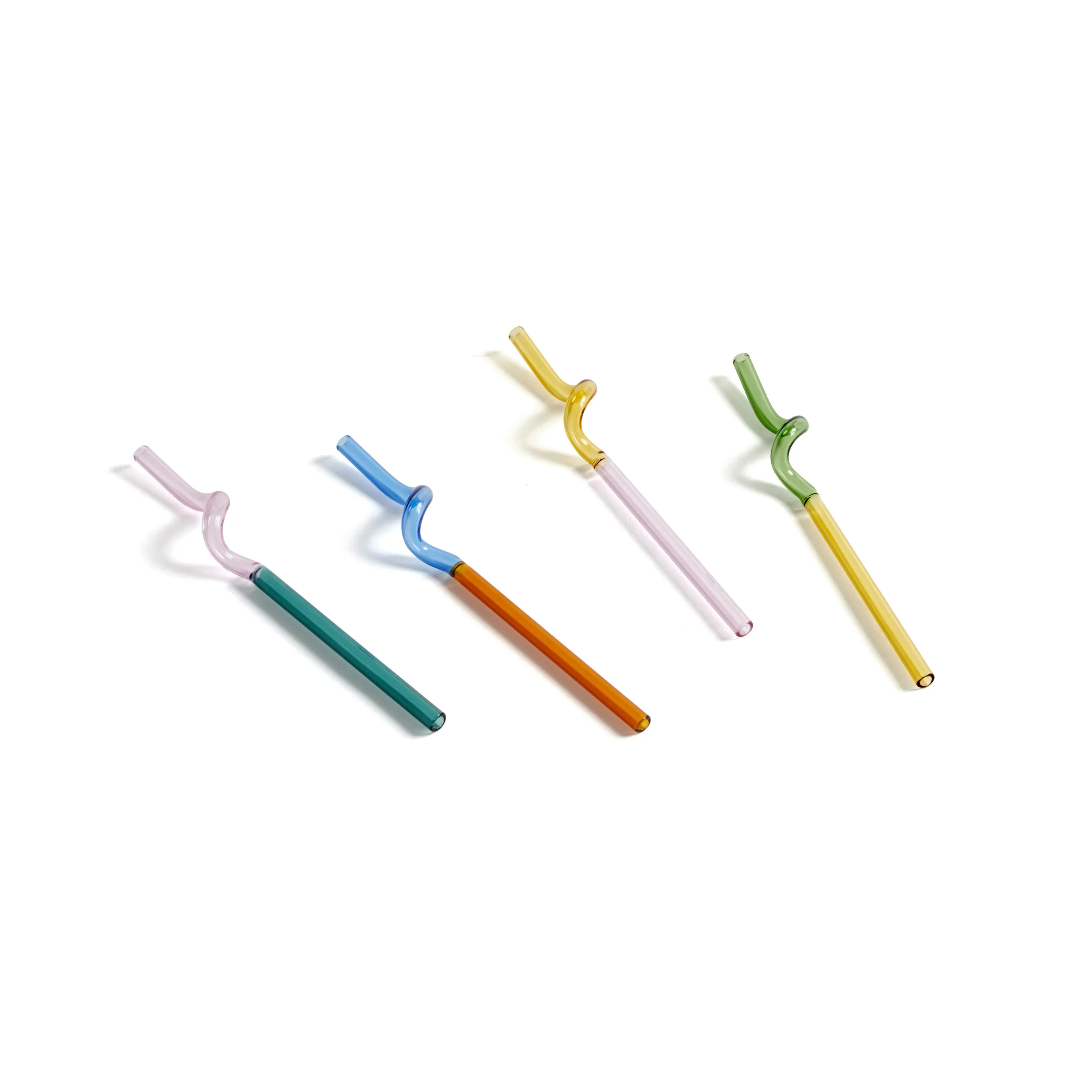 Sip Spiral straw 4-pack from HAY - NordicNest.com