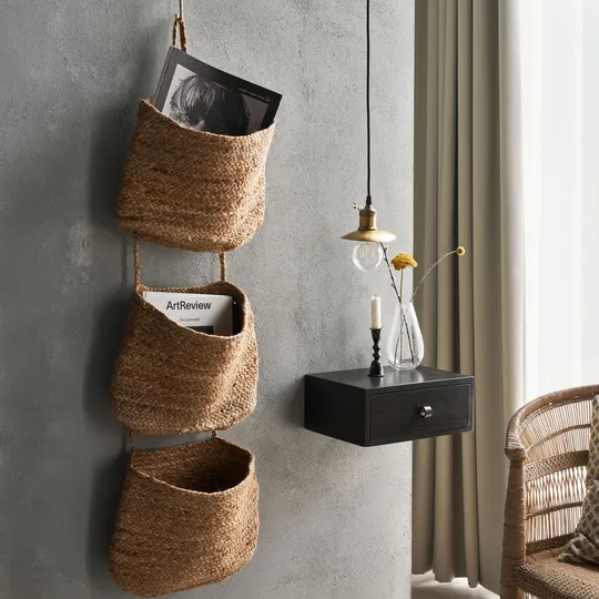 Ramla wall mounted storage basket 35x109 cm from House Doctor ...