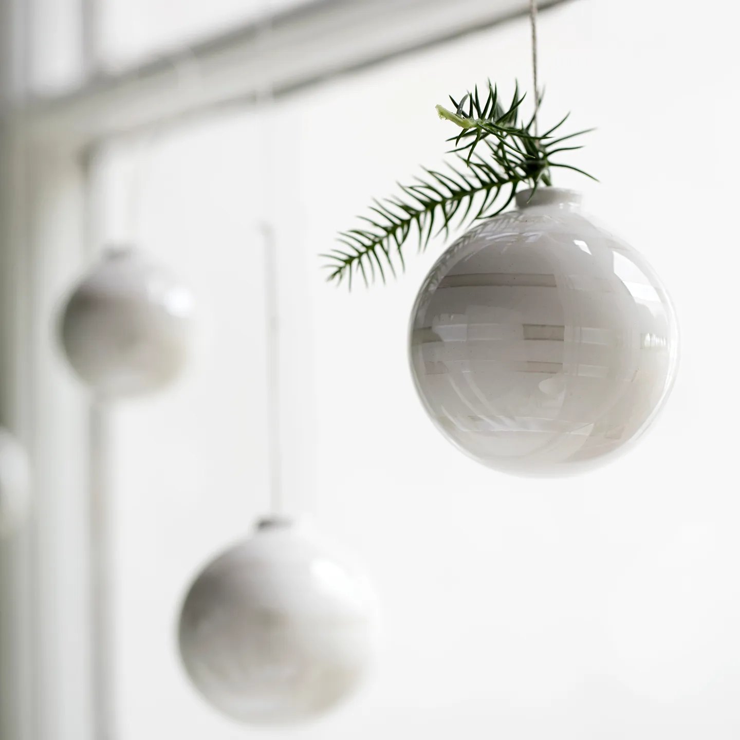 Omaggio Christmas baubles 3-pack from Kähler - NordicNest.com
