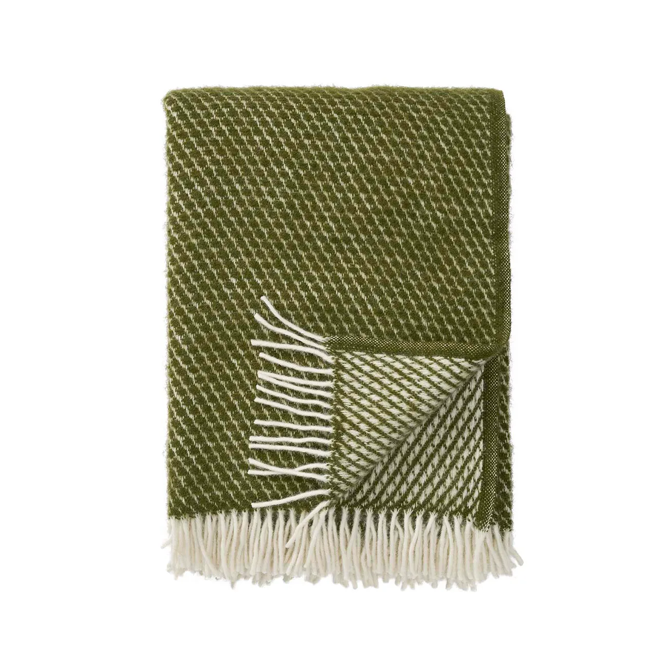 Velvet wool throw from Klippan Yllefabrik - NordicNest.com