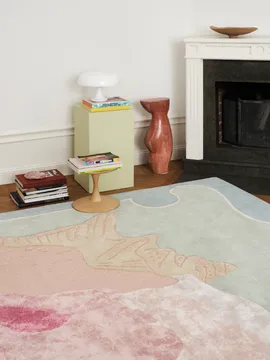 Shell mönstrad wool carpet from Layered - NordicNest.com