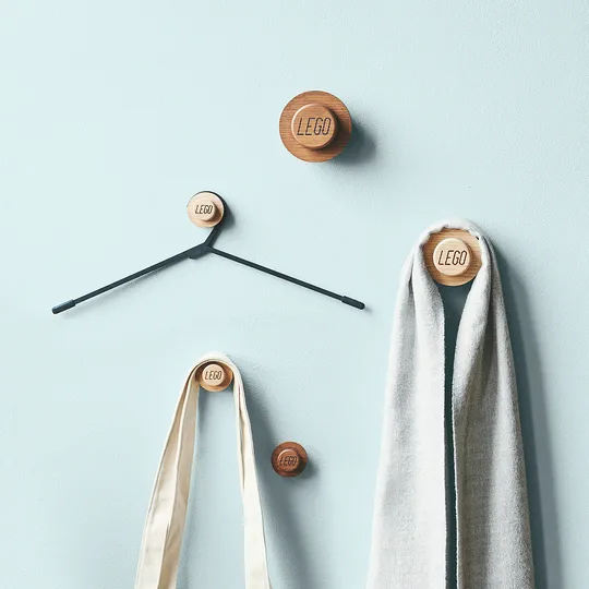 LEGO wooden wall hanger set from Lego - NordicNest.com