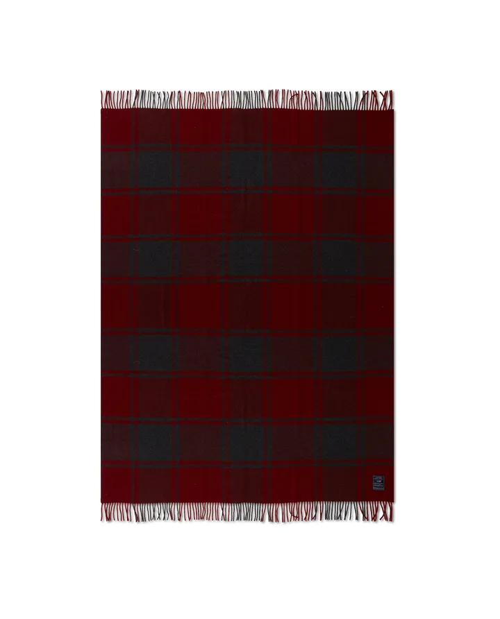 Checked Recycled wool blanket 130x170 cm from Lexington - NordicNest.com