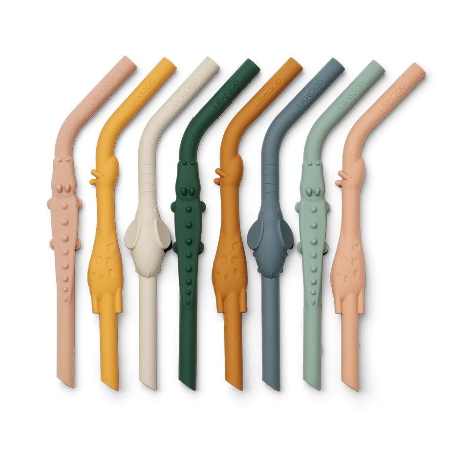 Carlson All Together straws 8 pieces from Liewood - NordicNest.com
