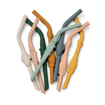 Carlson All Together straws 8 pieces from Liewood - NordicNest.com