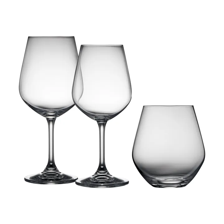 Lyngby Glas glass set 18 pieces from Lyngby Glas - NordicNest.com
