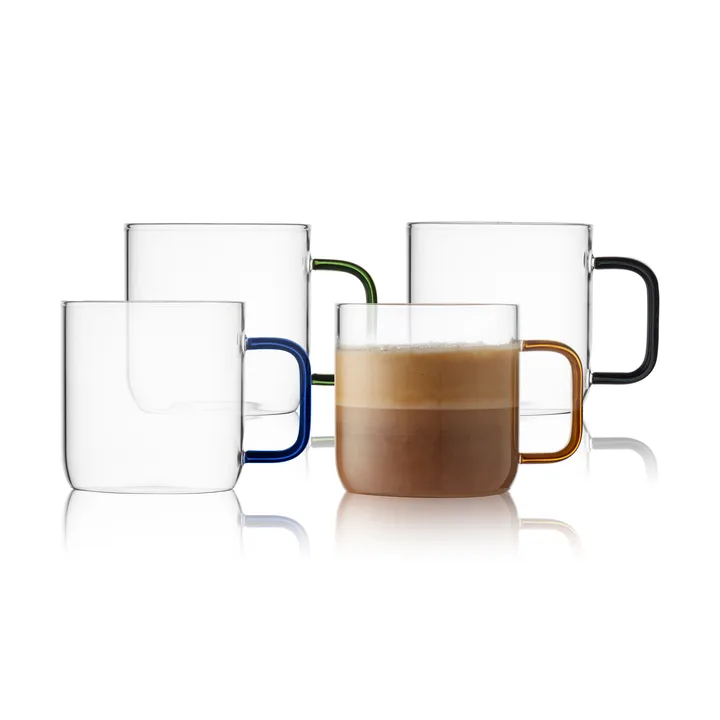 Torino mug glass 30 cl 4 pieces from Lyngby Glas - NordicNest.com