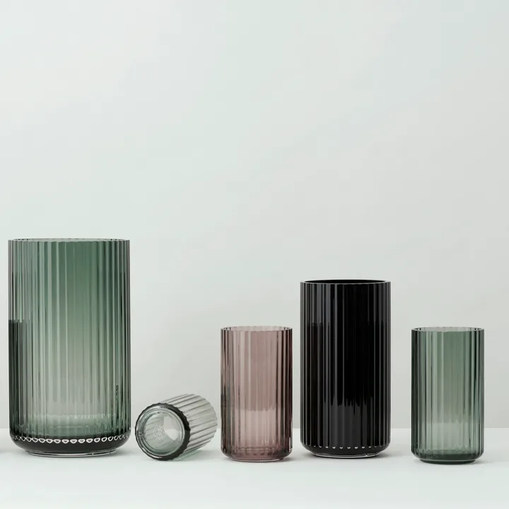 Lyngby vase glass burgundy from Lyngby Porcelæn - NordicNest.com