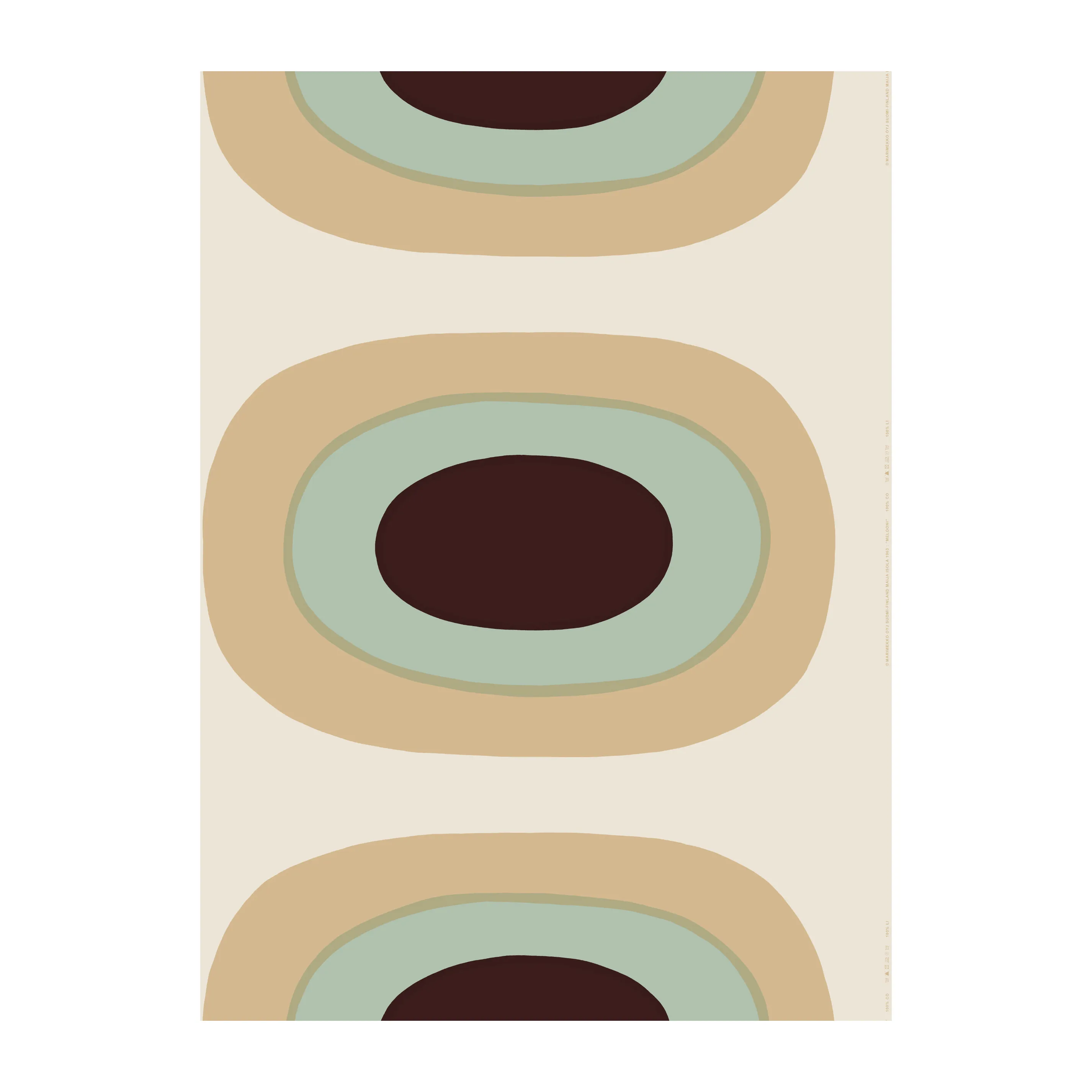 Melooni fabric cotton-linen from Marimekko - NordicNest.com