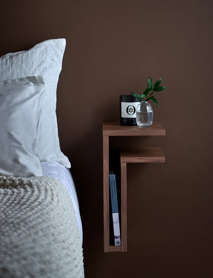 F-shelf wall shelf walnut from Maze - NordicNest.com