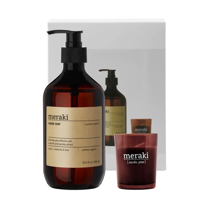 Meraki gift set hand soap and scented candle from Meraki - NordicNest.com