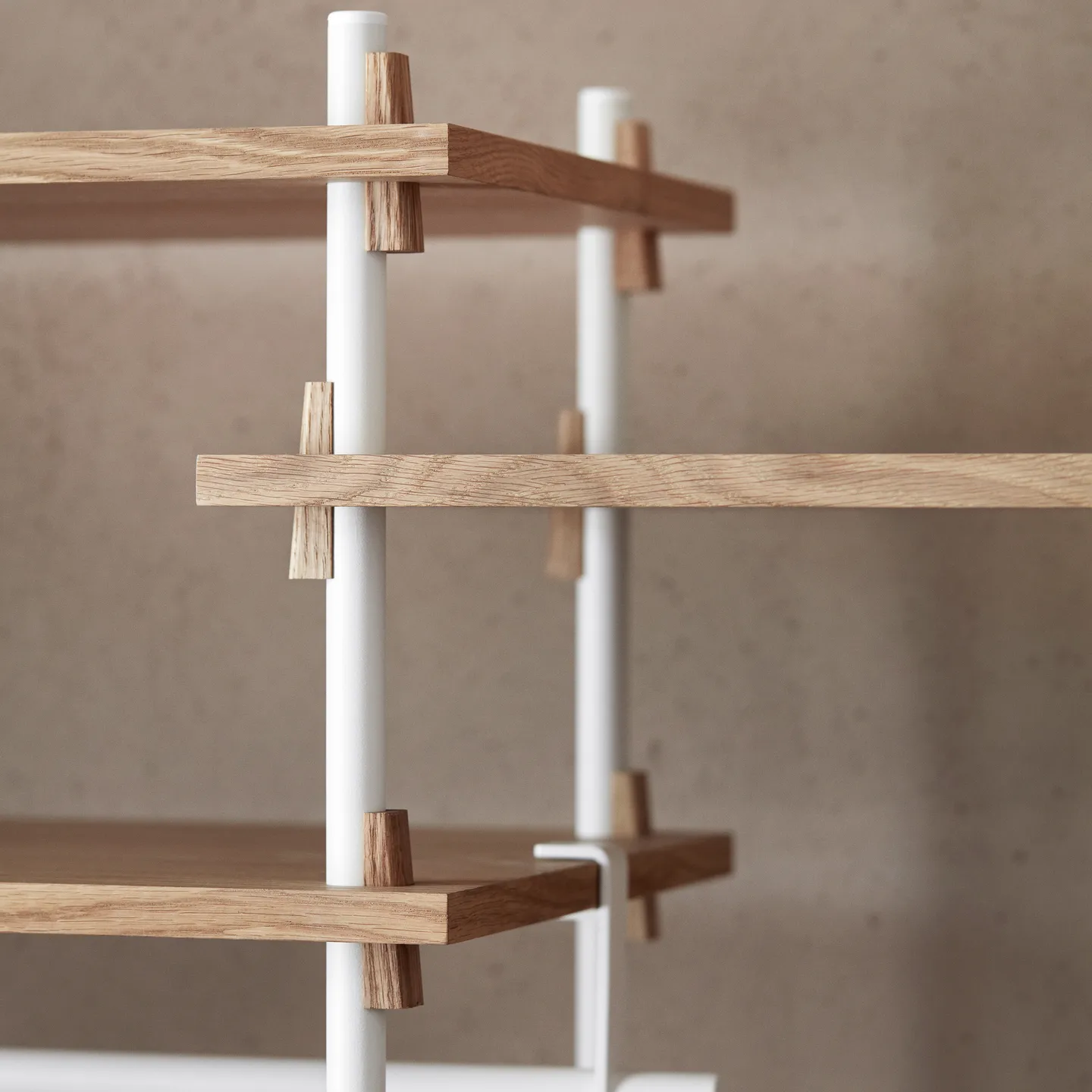 Moebe shelf legs 115 cm 2-pack from MOEBE - NordicNest.com