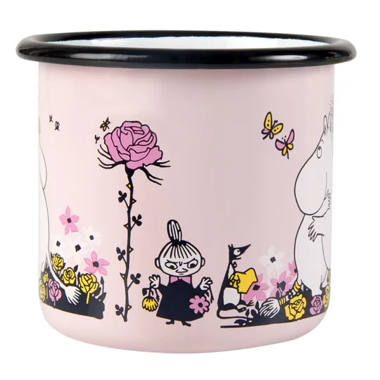 Moomin enamel mug hugs 37 cl from Muurla - NordicNest.com