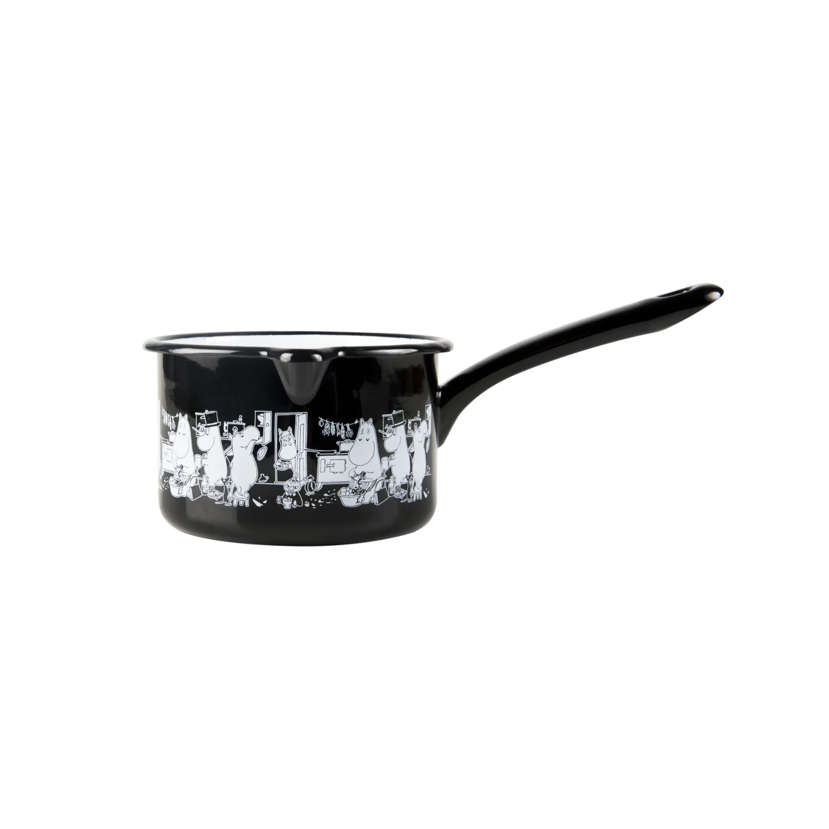 Moomin enamel sauce pan 0.8 L from Muurla - NordicNest.com