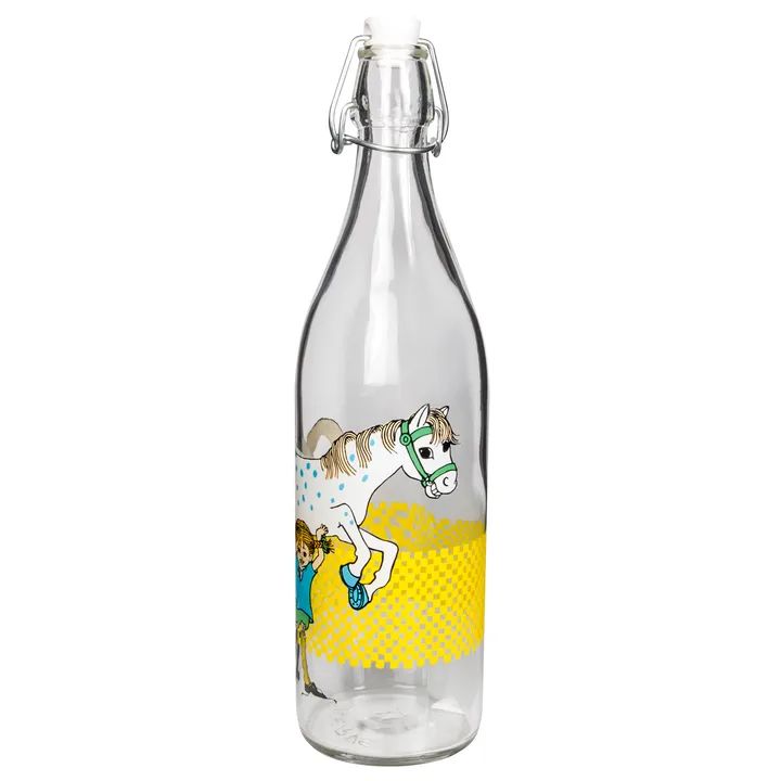 Pippi glass bottle 1 l from Muurla - NordicNest.com