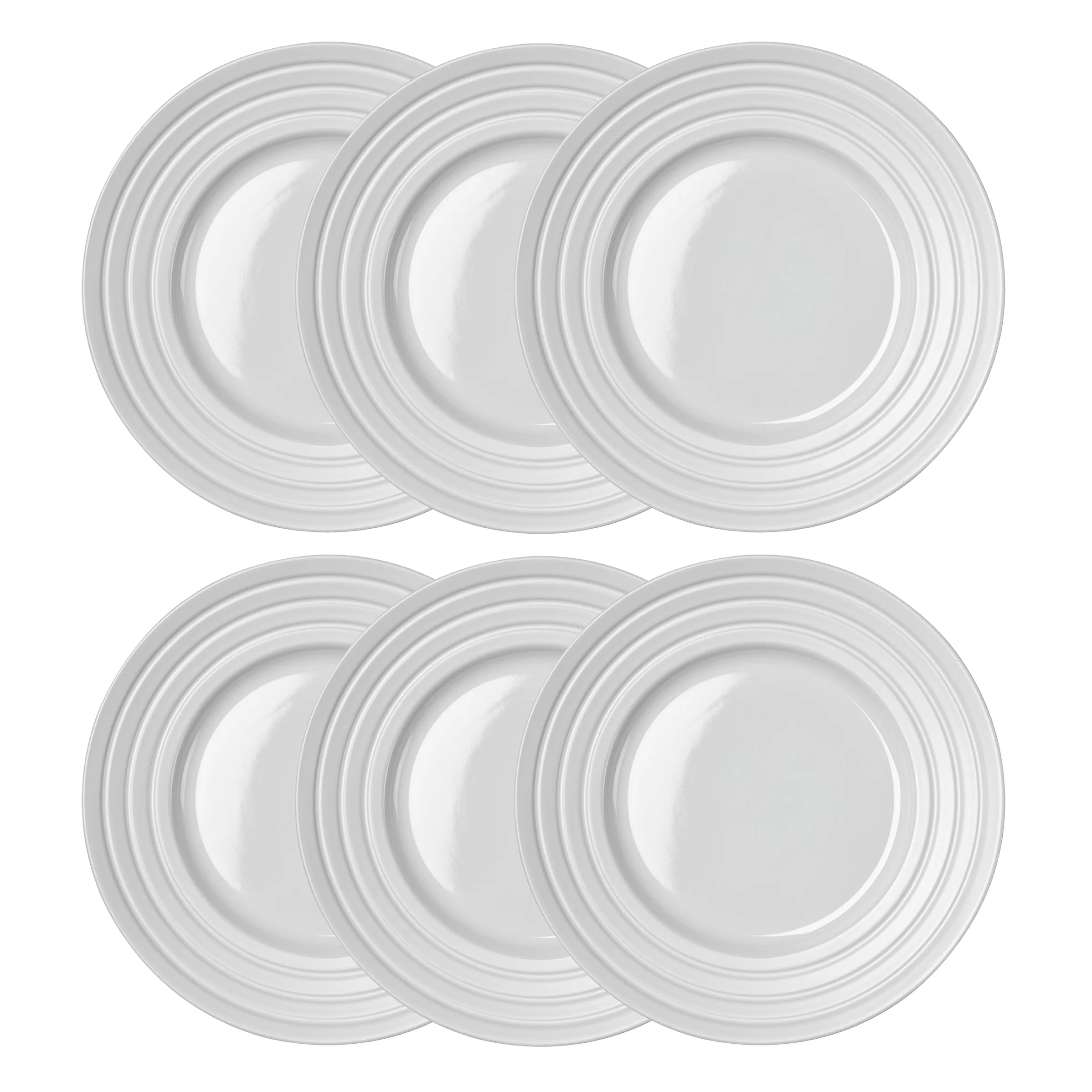 Lines plate Ø27 cm 6-pack from NJRD - NordicNest.com