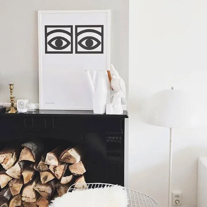 Ögon one-eye poster from Olle Eksell - NordicNest.com