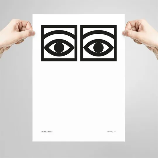 Ögon one-eye poster from Olle Eksell - NordicNest.com