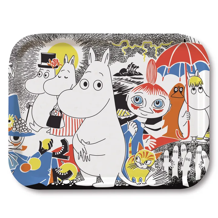 Moomin Comic Cover No. 1 tray from Opto Design - NordicNest.com