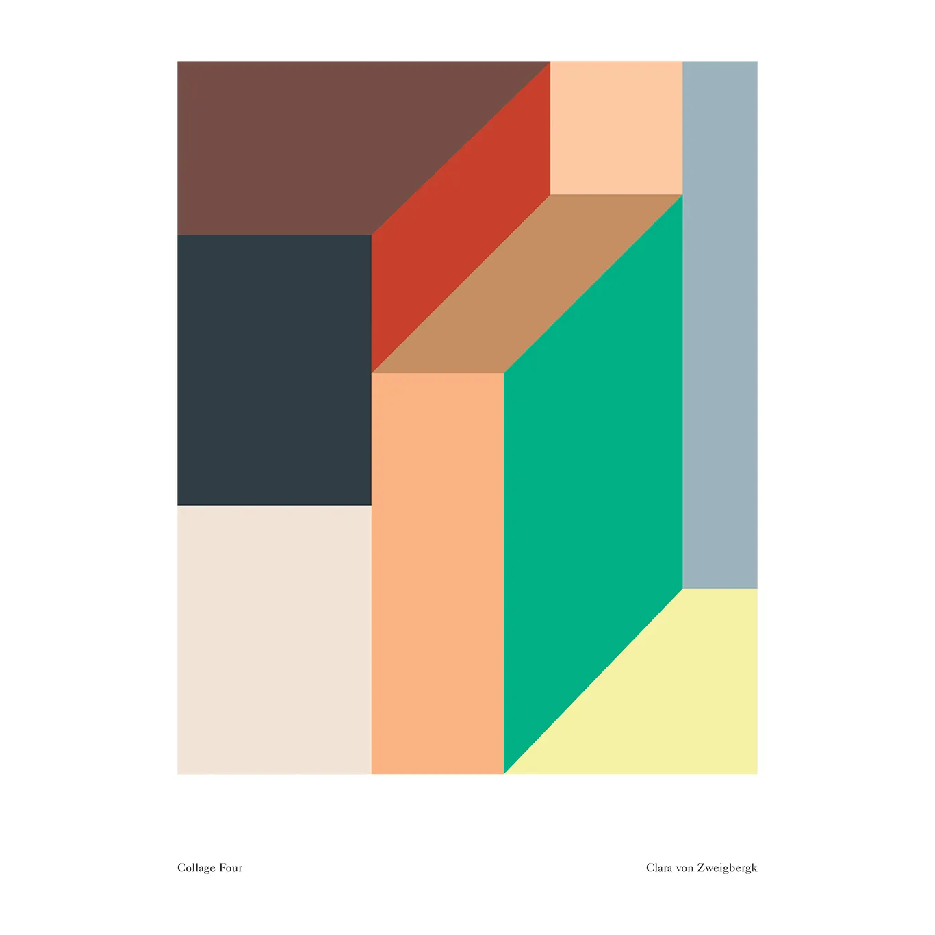 Collage Four poster from Paper Collective - NordicNest.com