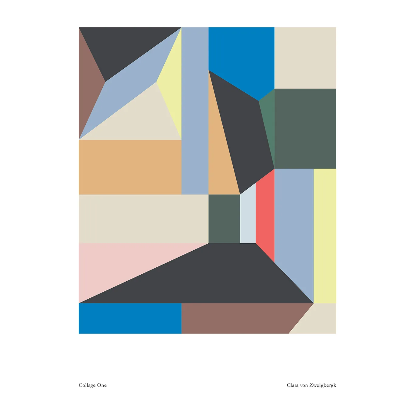 Collage One poster from Paper Collective - NordicNest.com